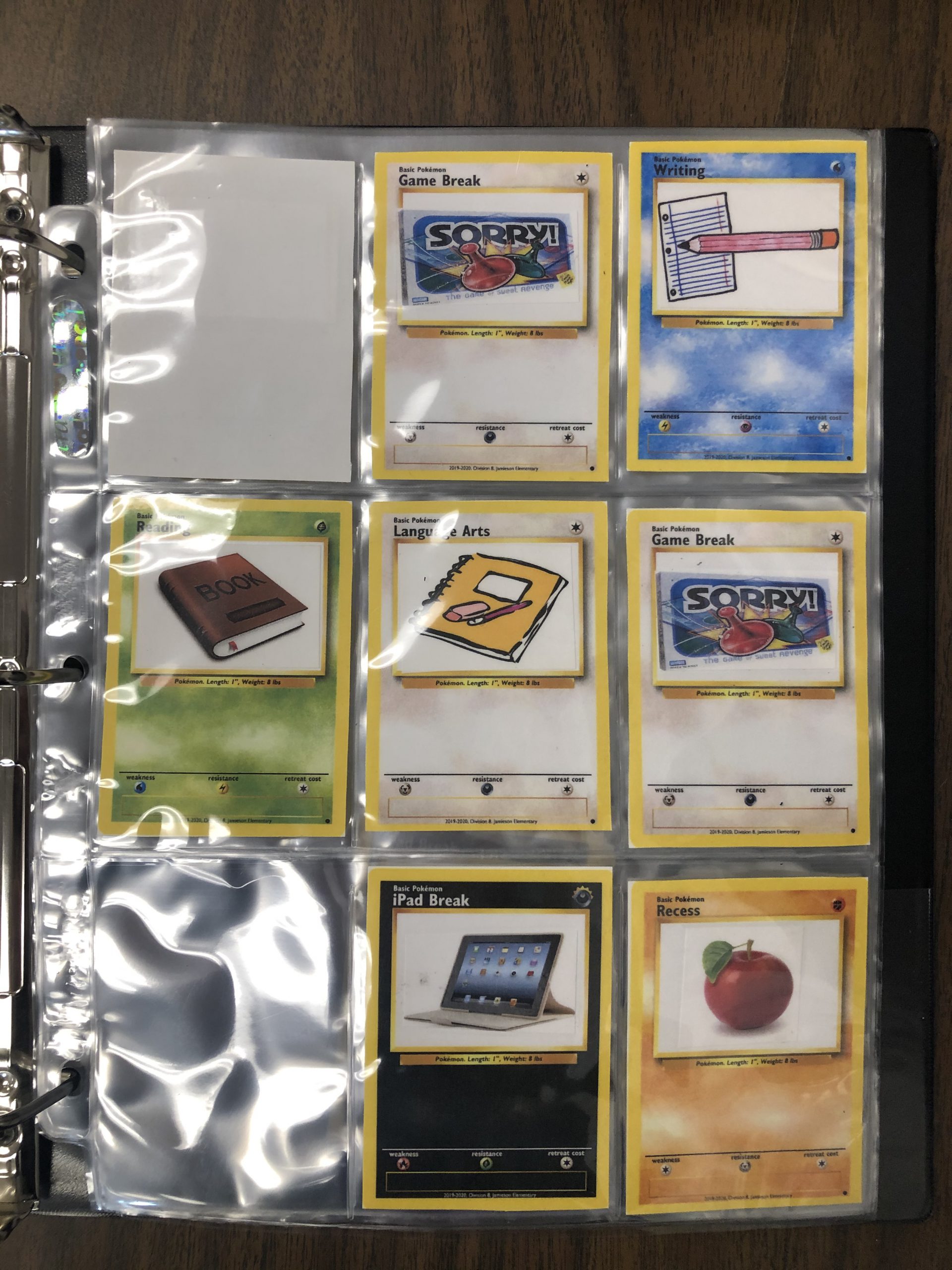 Teacher Win – Pokemon Cards for Visual Schedules | Adventures in Resource