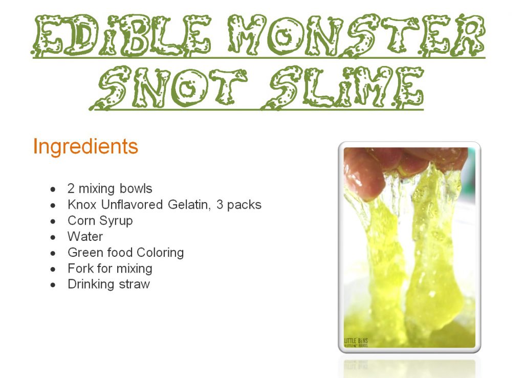 Snot slime – Canuck Place School Room