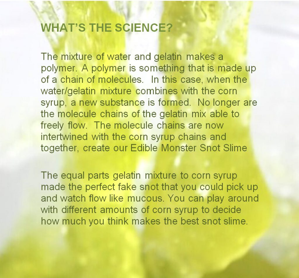 Snot slime – Canuck Place School Room