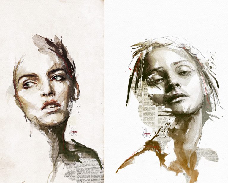 Mixed Media Portrature – Keller's Blog Site