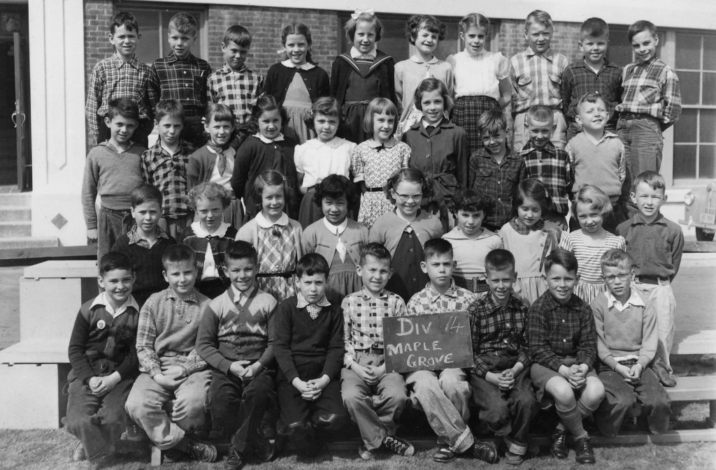 Maple Grove Elementary School – Group Photos from the 1950s ...